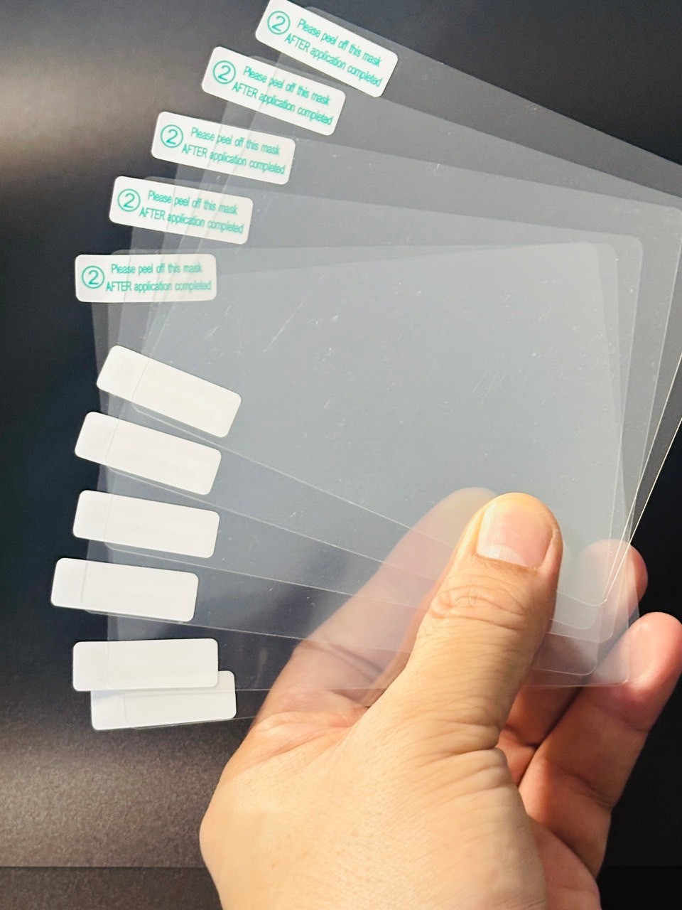 แผ่นฟิล์มติดกระจก แถม 3M ฟรี Electrostatic Film ป้องกันรอยกาว ยึดกล้อง ...