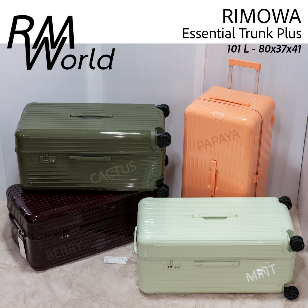 RIMOWA Essential Trunk Plus Seasonal Limited -- Papaya - Mint - Berry ...