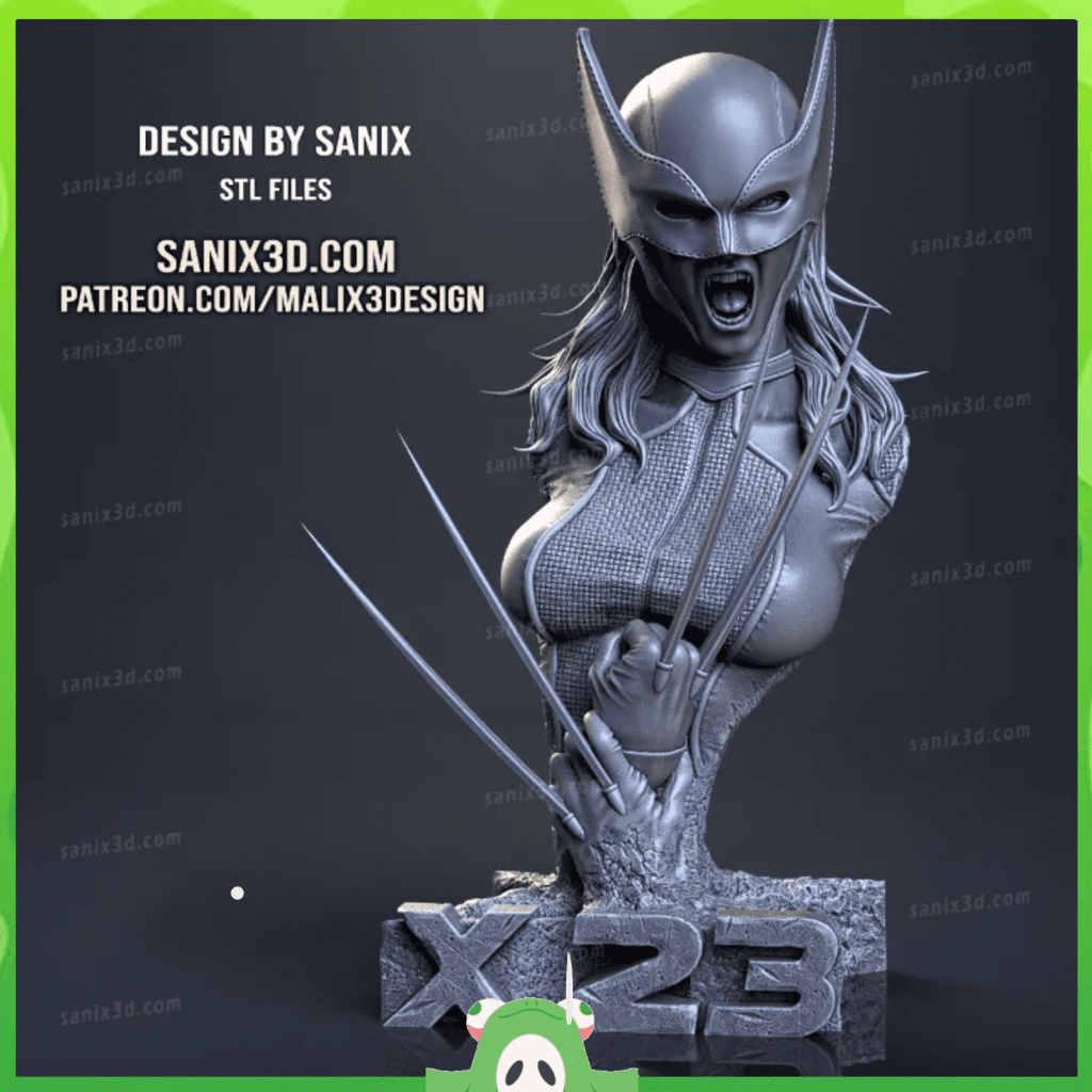 [Sanix3D]X - 23 ( bust )(Fan Art) โมเดลเรซิ่น3D print งานแฟนอาร์ต | Shopee Thailand