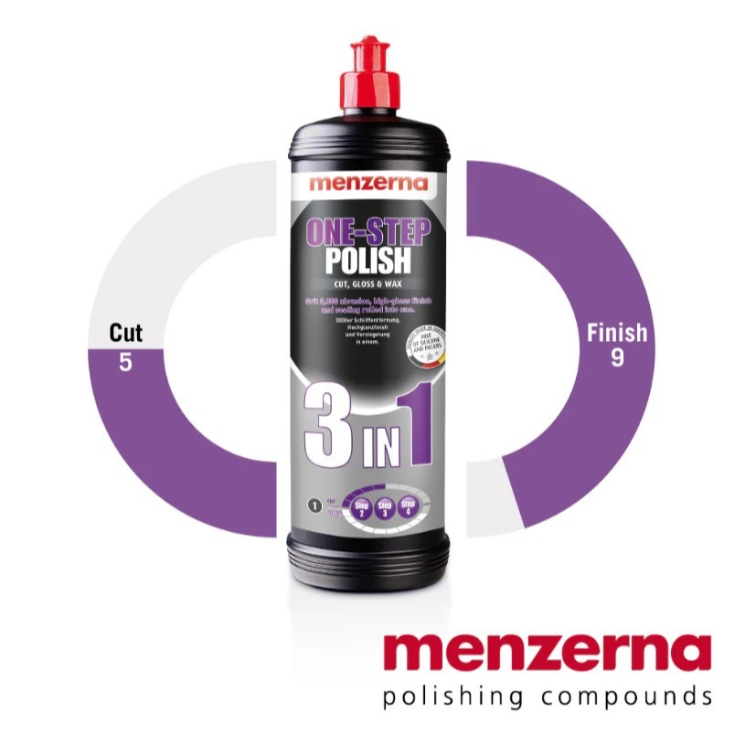 Menzerna One-Step Polish 3-in-1 (ขวดแท้ 1 ลิตร) Made in Germany ...
