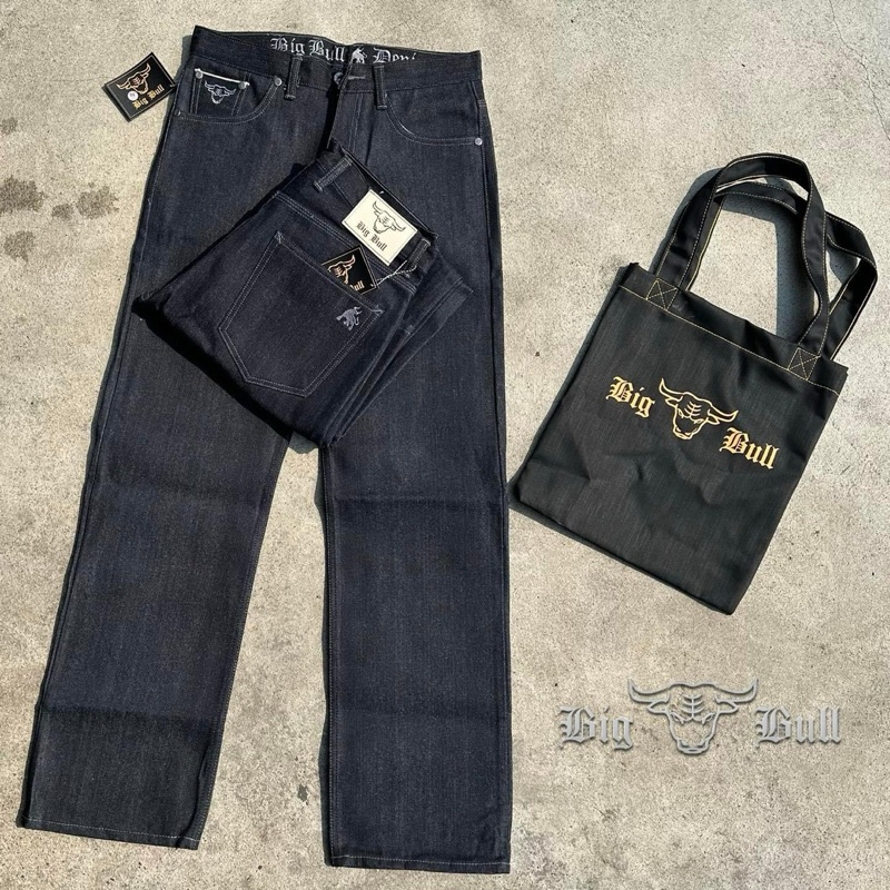 BIG BULL DENIM รุ่น Craftsman 4 ทรงกระบอกใหญ่ปลายขา 9 นิ้ว ขึ้นไป ...