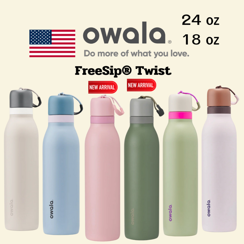 🇺🇸 🚩สีใหม่🚩Owala Free Sip Twist 24oz. 18oz. | Shopee Thailand