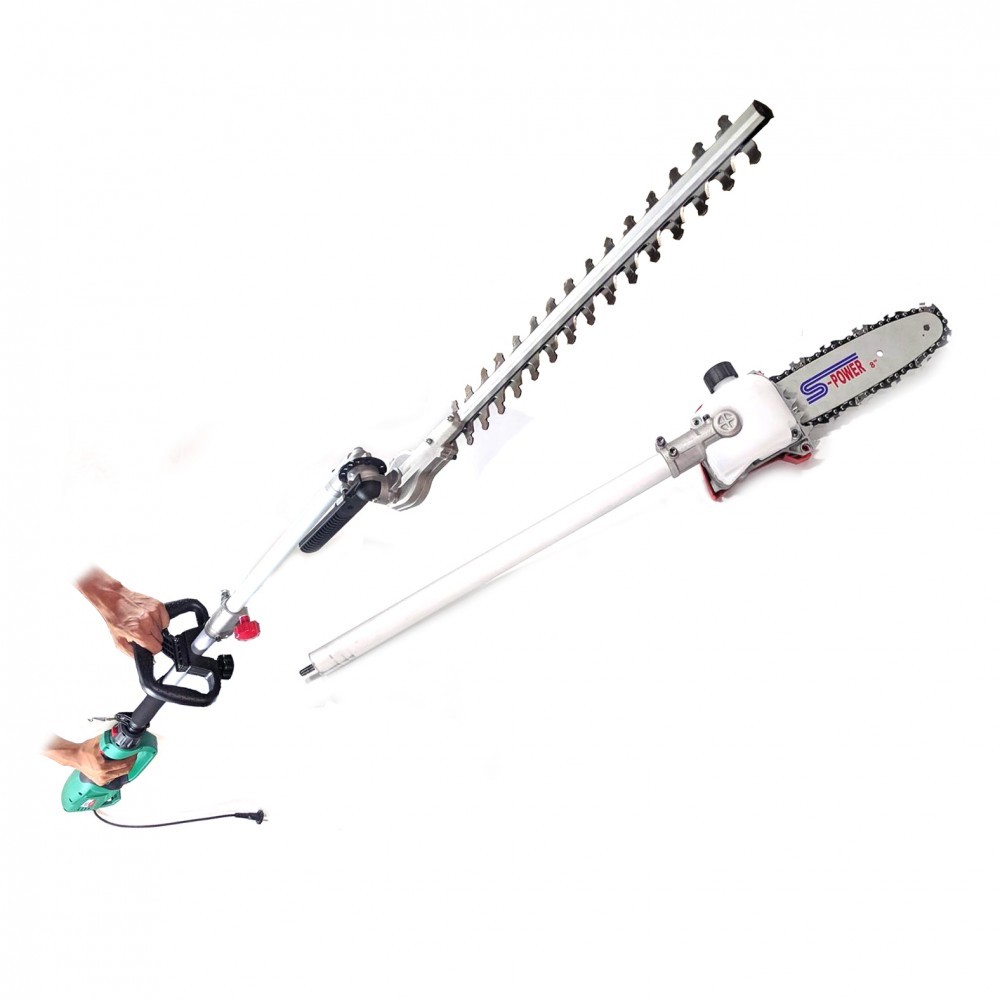 S-POWER 2 in 1 เลื่อยตัดแต่งกิ่ง และพุ่มไม้ไฟฟ้า รุ่น SP-E206 เลื่อย ...