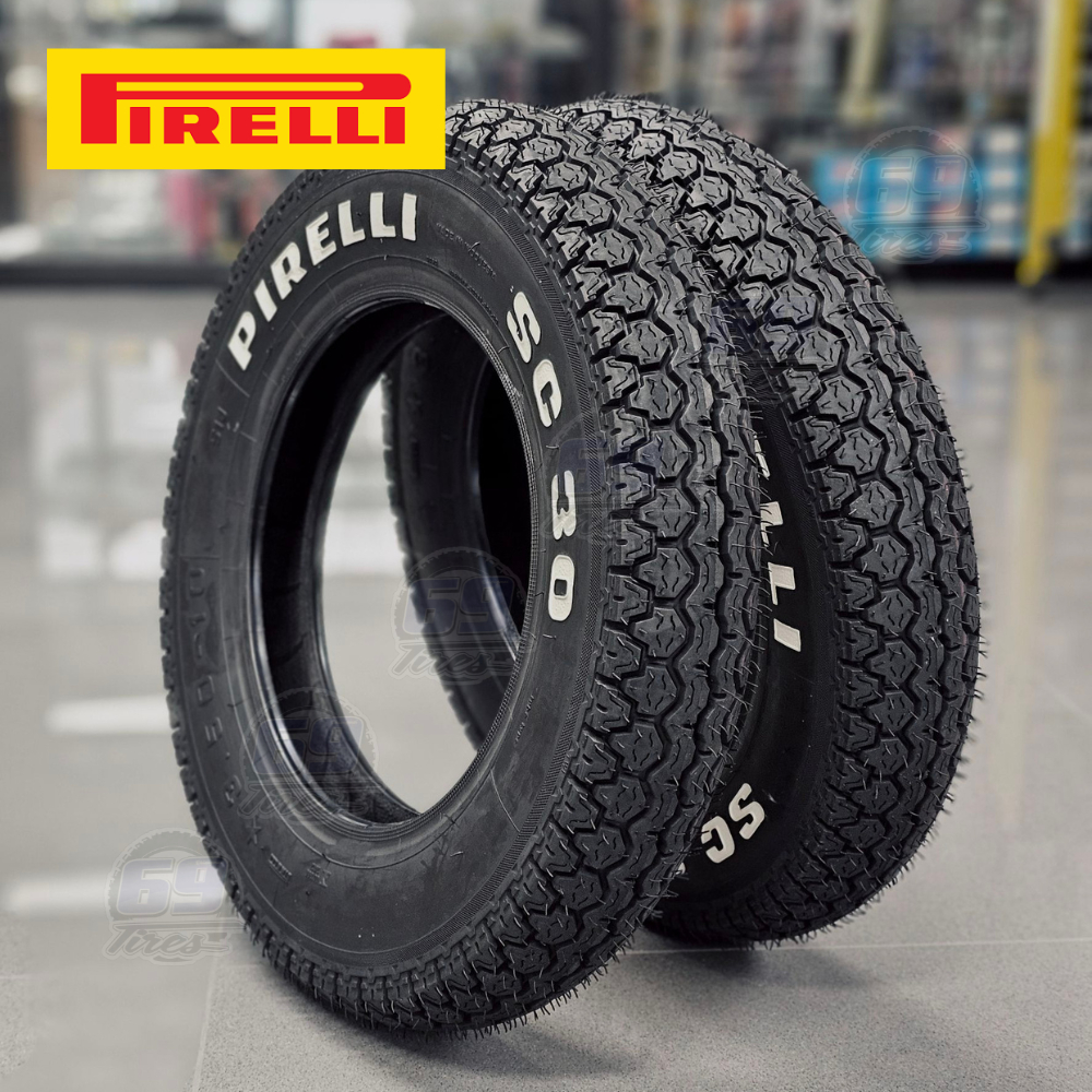 [Pirelli] ยางสตู๊กเตอร์ ยางปี25 คราสสิก ยาง Pirelli SC30 ตัวอักษรขาว ...