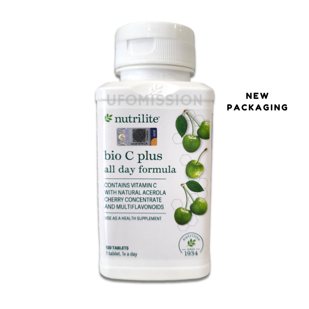 New packaging Nutrilite Bio C Plus All Day ประกอบด้วยวิตามินซี 500 มก. ...