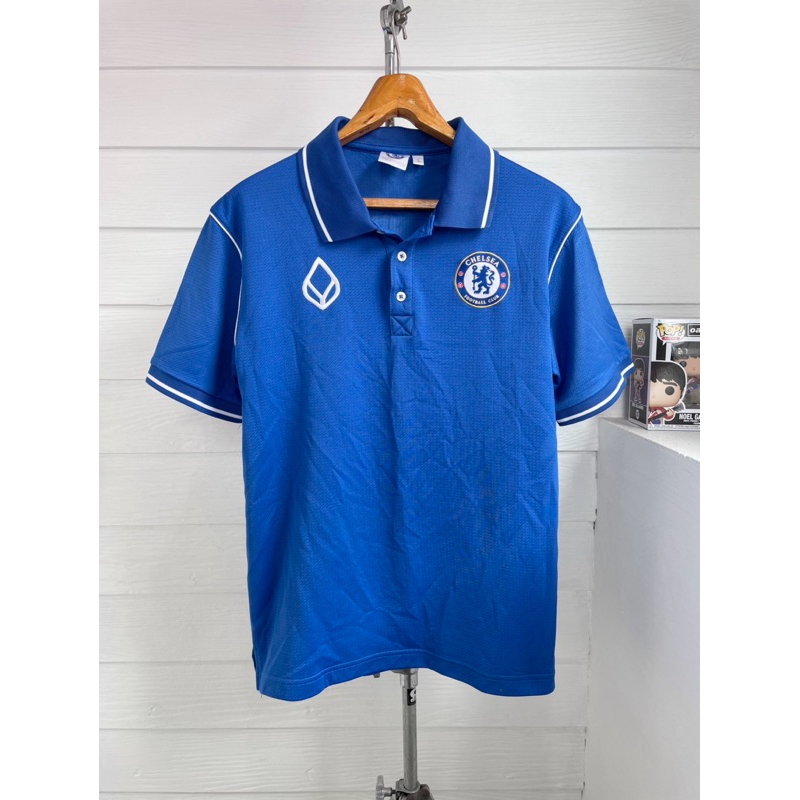 เสื้อโปโลมือสอง CHELSEA FOOTBALL CLUB X BANGKOK BANK POLO SHIRT Size L ...