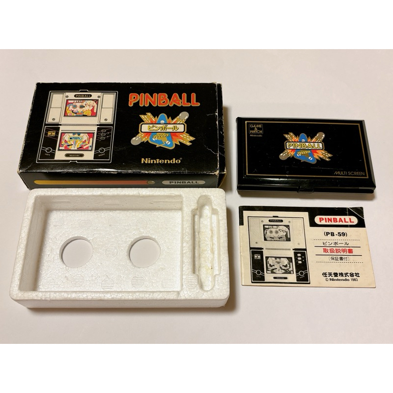 Nintendo game AND & WATCH Pinball 1983 Multi Screen with BOX Retro game ...