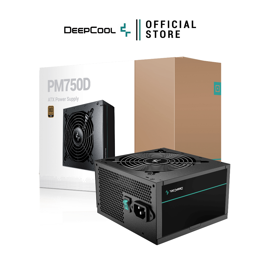 DEEPCOOL - POWER SUPPLY 750W PM750D (80+Gold) รับประกันสินค้า 5 ปี ...