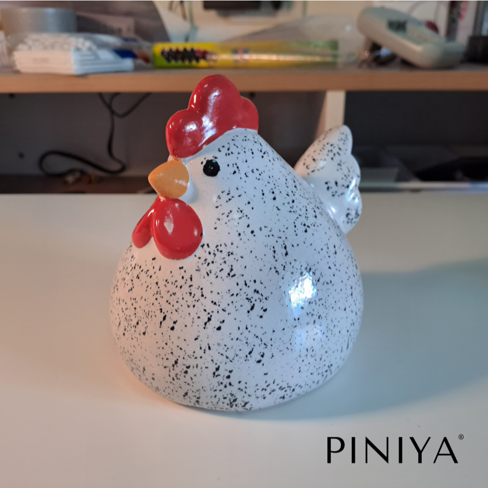 Piniya พินิยา - ของตกแต่งบ้าน รูปปั้น ตุ๊กตา ไก่อู เซรามิค ขนาดเล็ก ...