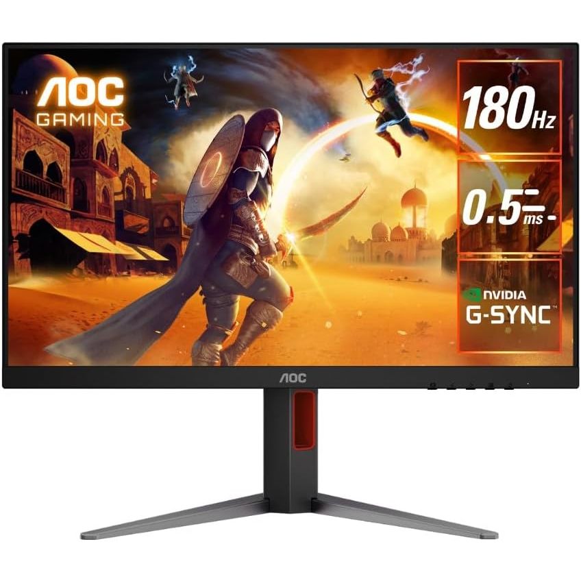 AOC Q27G4F Ultra-Fast IPS Gaming Monitor, QHD 2560 X 1440 180Hz, 0.5ms ...