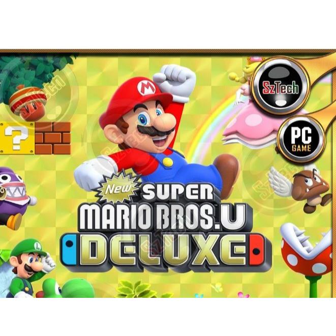 New Super Mario Bros. U Deluxe [ PC/Laptop GAME ]🔥Super Mario Bros🔥 ...