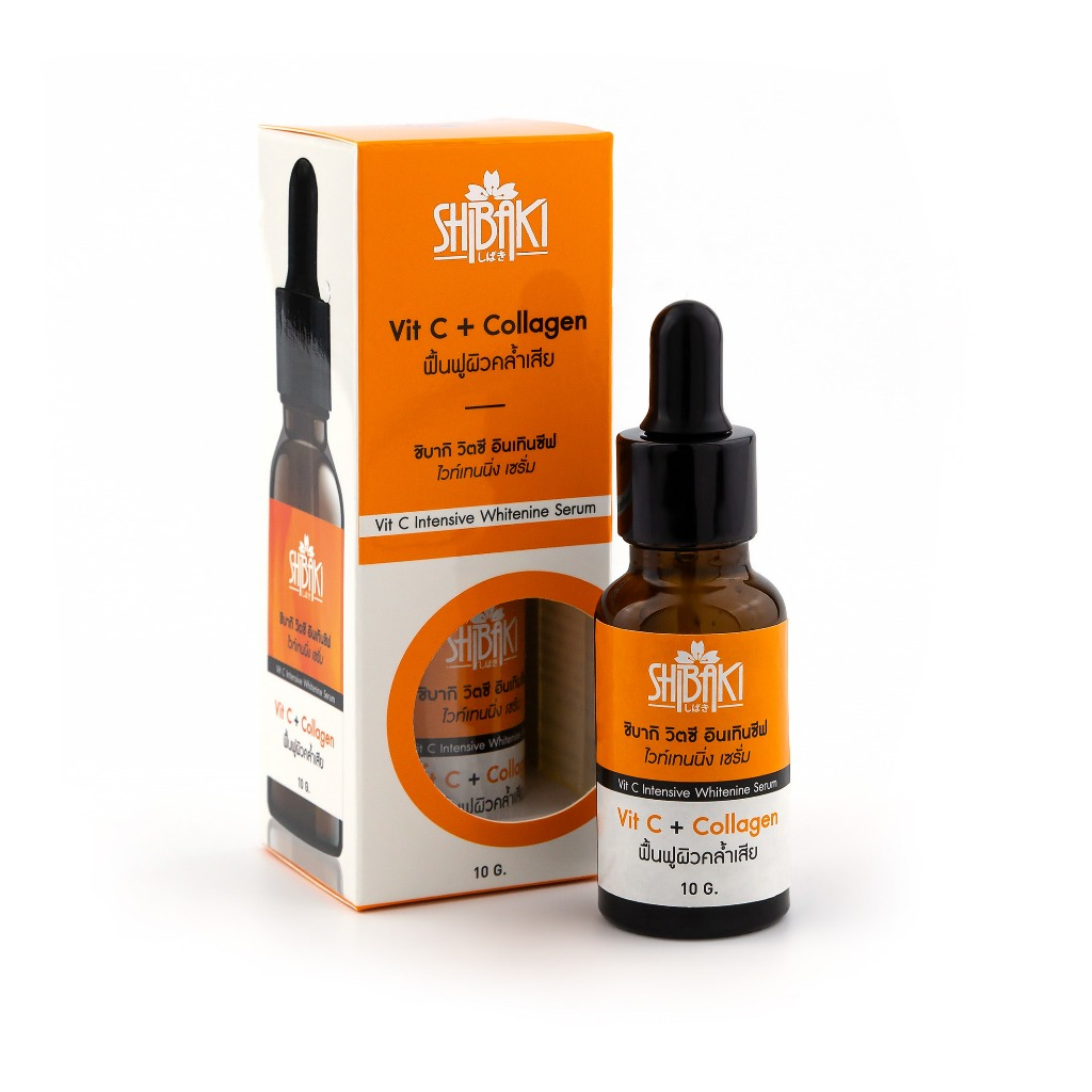 ชิบากิ วิตซีอินเทนซีฟ ไวท์เทนนิ่ง ซีรัม (SHIBAKI VIT C INTENSIVE ...