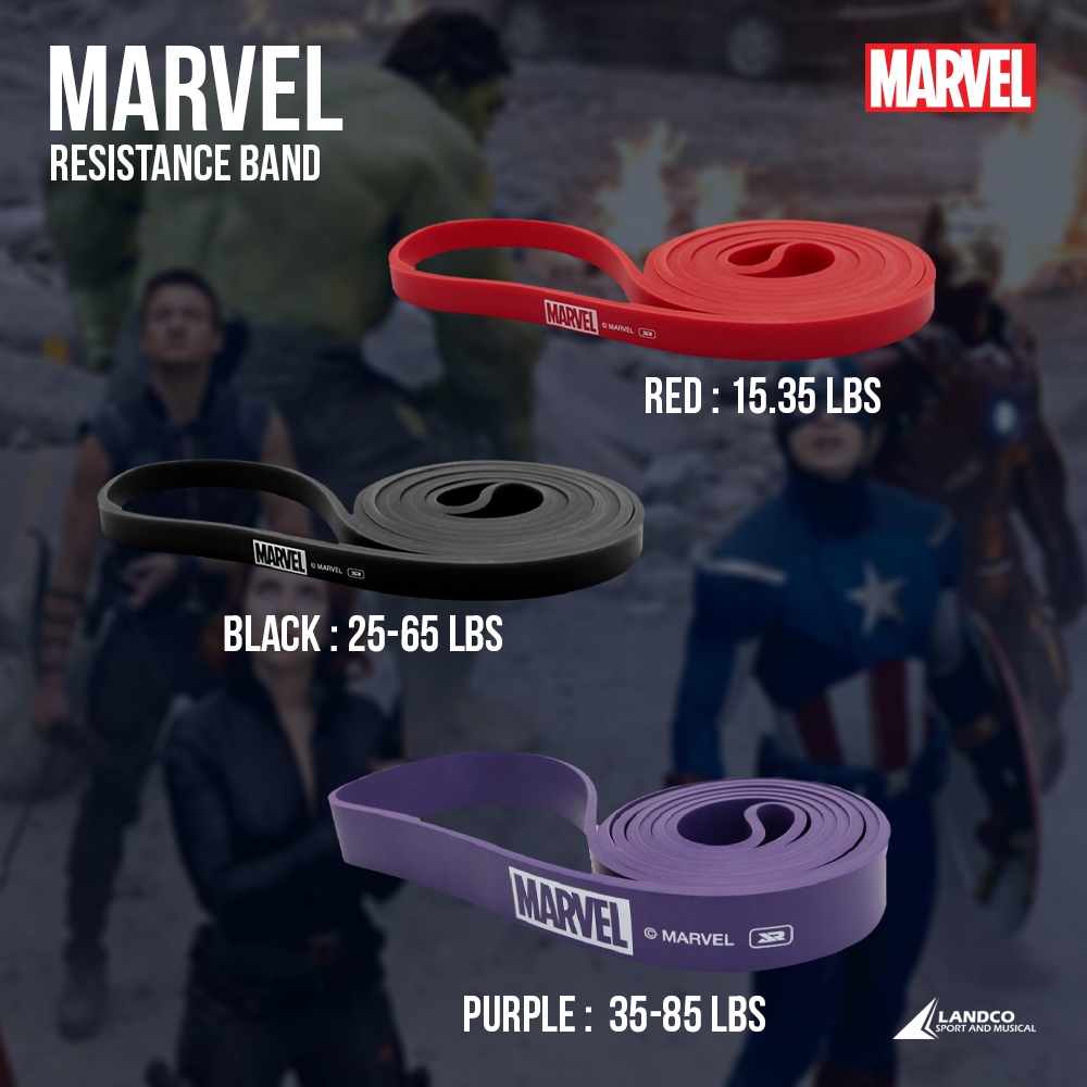 Marvel Collection มาร์เวล ยางยืดบริหารร่างกาย ยางยืดบริหารกล้ามเนื้อ ...