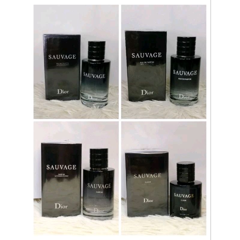 พร้อมส่ง Dior SAUVAGE EDT/EDP/Parfum /ELIXIR ฝาแม่เหล็ก 100ml. | Shopee Thailand