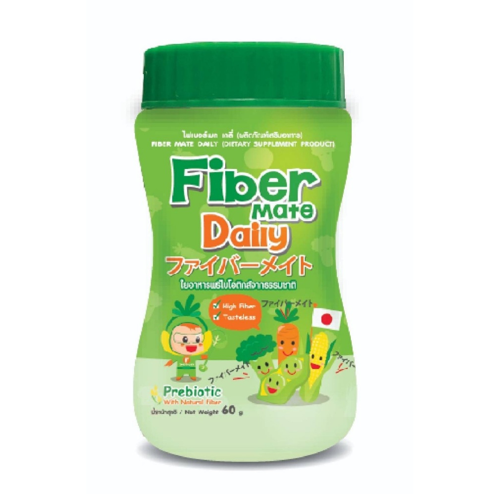 Fiber Mate Daily ไฟเบอร์เมท ใยอาหารพรีไบโอติกจากธรรมชาติ FiberMate 60g ...