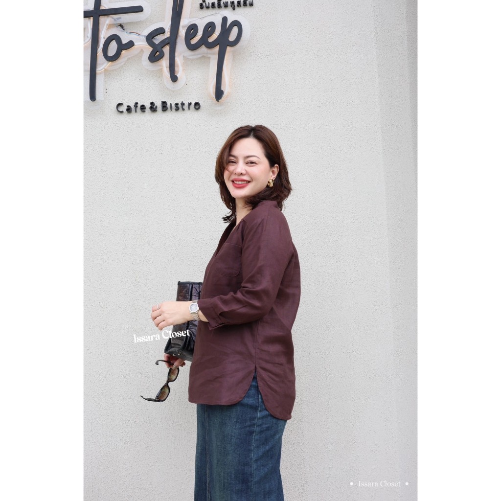 Long Shirt #สีCoCo-Arabic | Shopee Thailand
