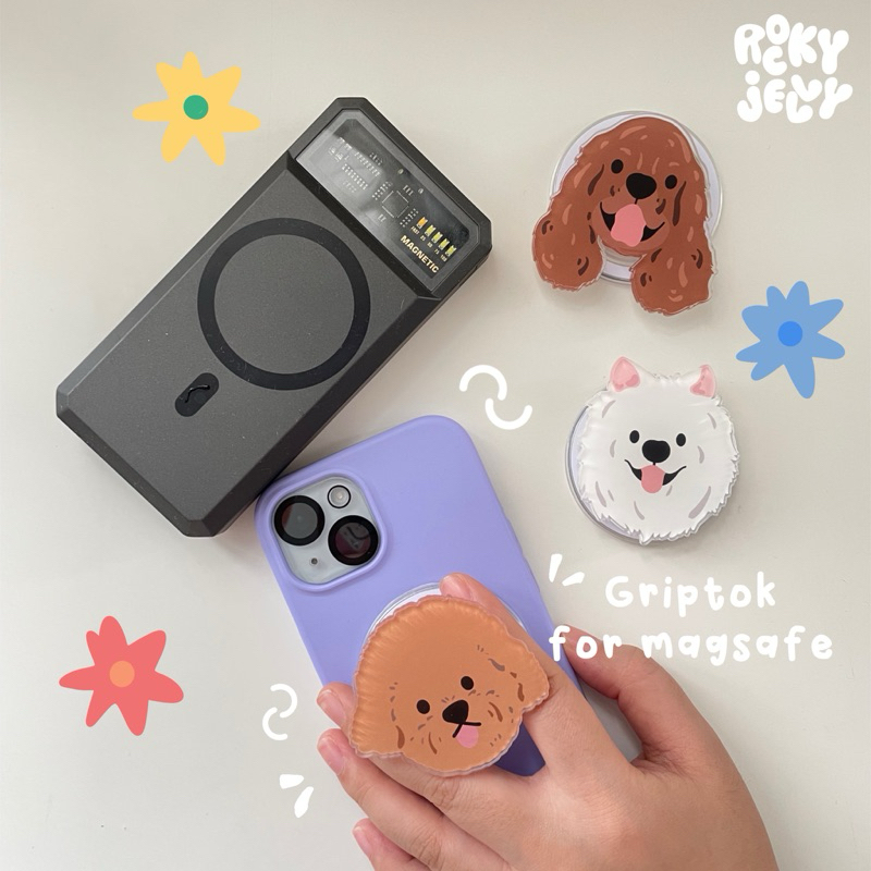Rockyjelly - Griptok for Magsafe/ Magsafe | Shopee Thailand