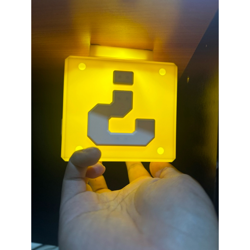 โคมไฟมาริโอ้ มาริโอ้ ไฟมาริโอ้ Mario Lamp Block โคมไฟแต่งห้อง โคมไฟแต่ง ...