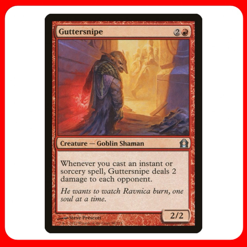 [MTG] Guttersnipe [RTR] [RED] [UNCOM] [NORMAL] [ENG] (การ์ดเมจิค ...