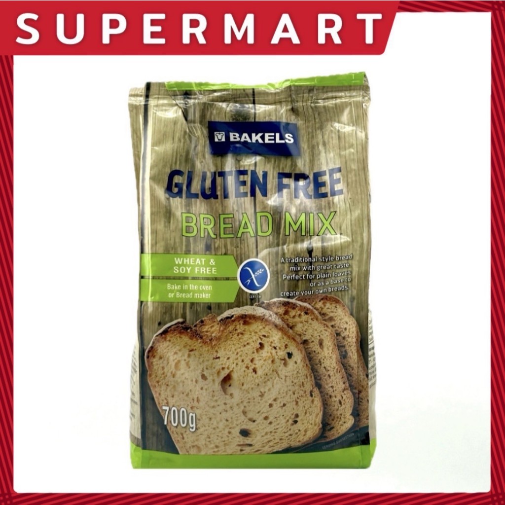 SUPERMART BAKEL Gluten Free Bread Mix เบเกิ้ลส์ กลูเตน ฟรี เบรดมิกซ์ ...