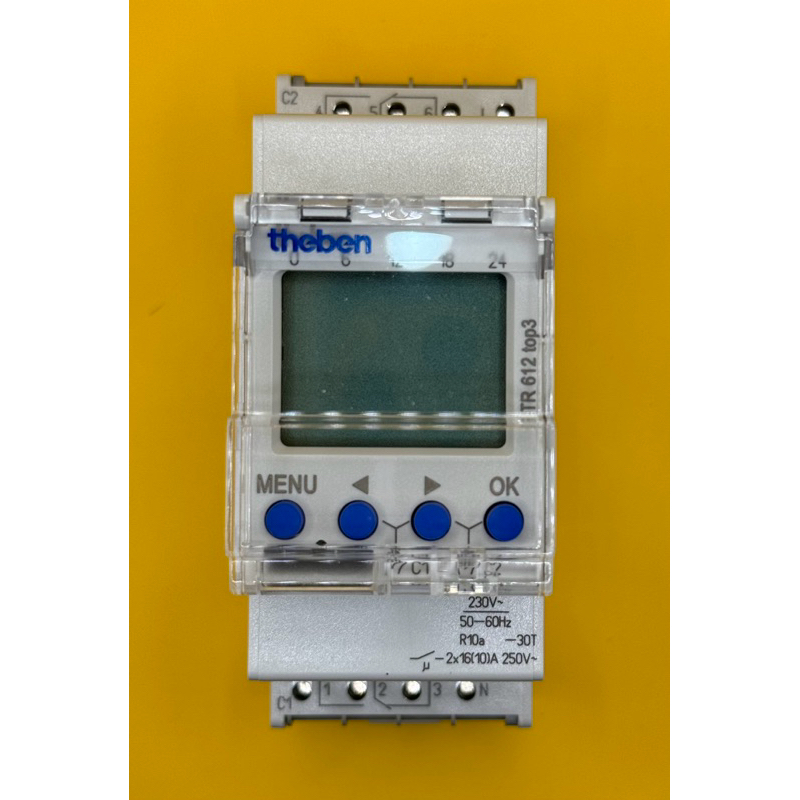 นาฬิกาตั้งเวลา,ไทม์เมอร์,TR612-TOP3,theben,Digital Time Switches ...