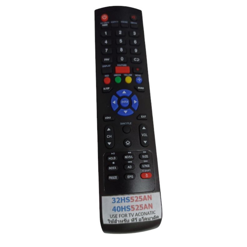 Remote TV Aconatic รุ่น 32HS525AN,40HS525AN รีโมท์ทีวี ใช้งานง่ายแค่ใส่ ...