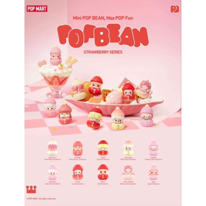 ⭐พร้อมส่งที่ไทย⭐ POP BEAN Strawberry series. | Shopee Thailand