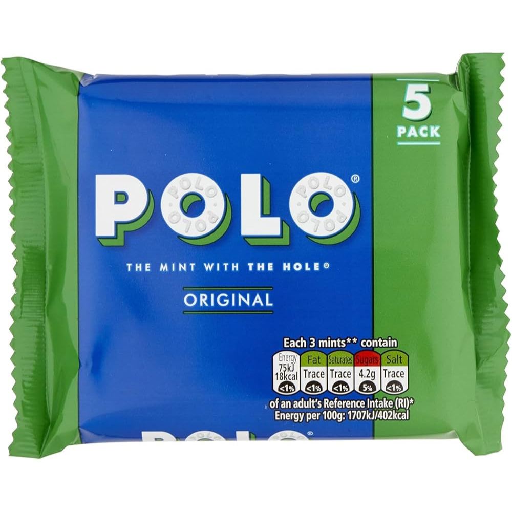 Polo - Mint candy 5 rolls 125g | Shopee Thailand