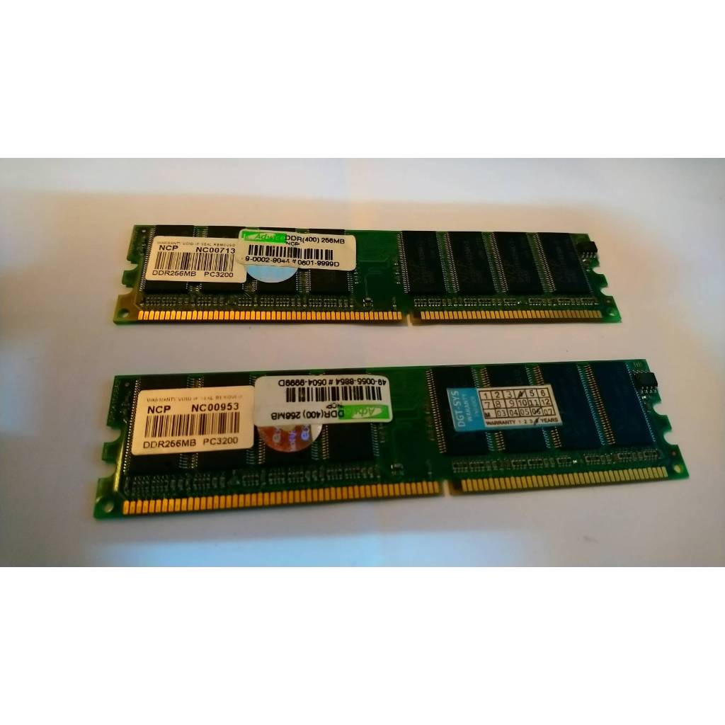 มือสอง DDR RAM แรม 256MB DDR1 400MHz, PC3200 8ชิป 8 chip | Shopee Thailand