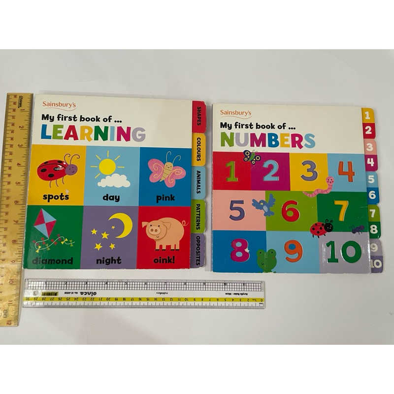 ส่งต่อ ชุด 2 เล่ม My first book of LEARNING, My first book of NUMBERS ...