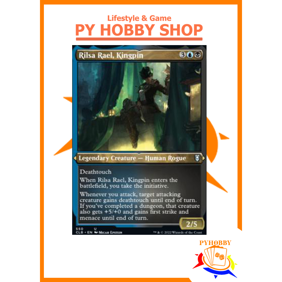 [MTG] Commander Legends: Battle for Baldur's Gate Variants: Rilsa Rael, Kingpin (Foil Etched ...