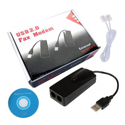 USB 56k V. 92 External Dial Up Voice Fax Data Modem Fax Modem | Shopee ...