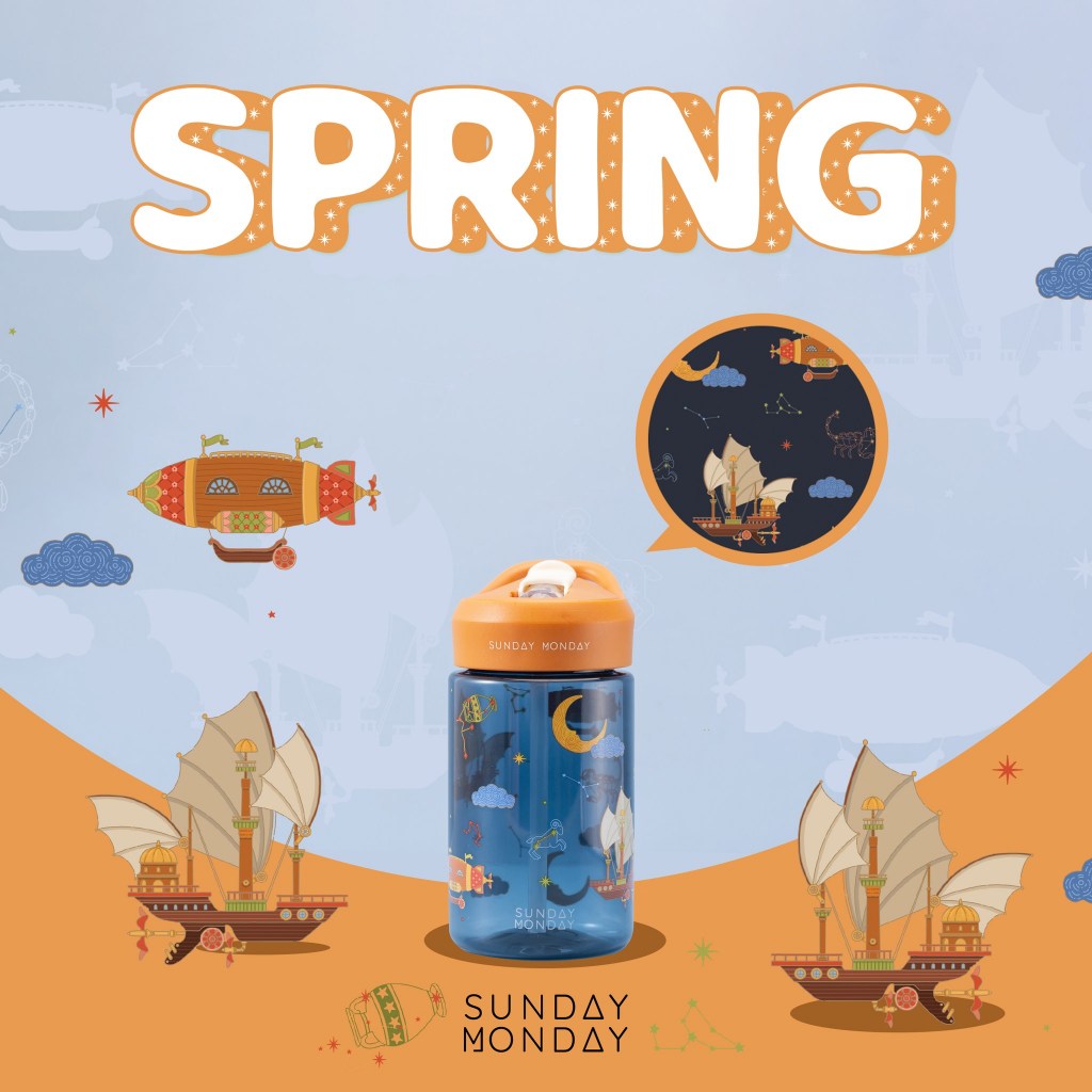 SundayMonday Spring Triton Water Bottle 400ml กระติกน้ำ TRITON ตกไม่แตก ...