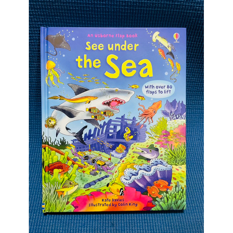 🔥ของแท้🔥 Usborne Lift-the-Flap SEE UNDER THE SEA (Board Book) | Shopee ...
