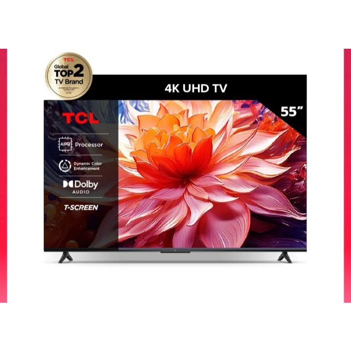 2024 TCL TV 55 inch LED 4K UHD Google TV supports WiFi model 55V6B ...