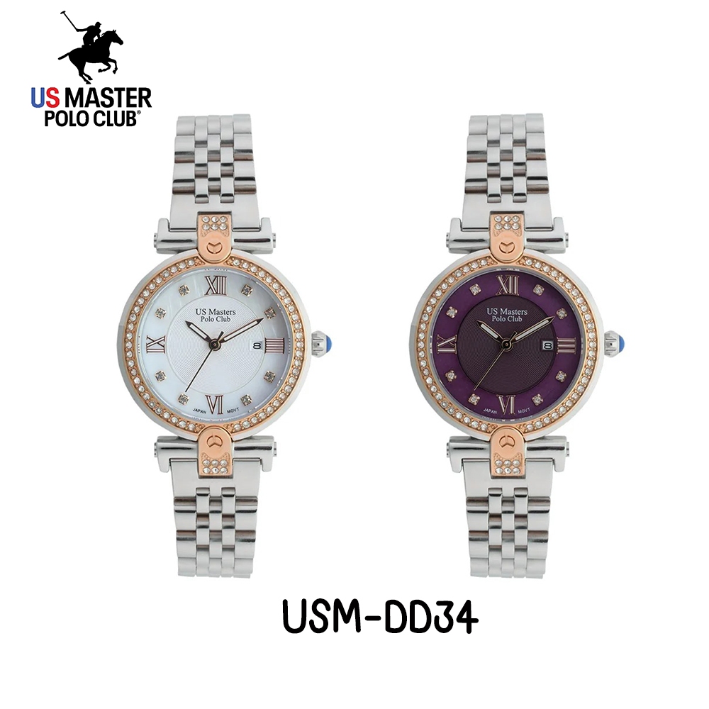 US Master Polo Club รุ่น USM-DD34 FIRST ROMAN DIAMOND นาฬิกาข้อมือ ...