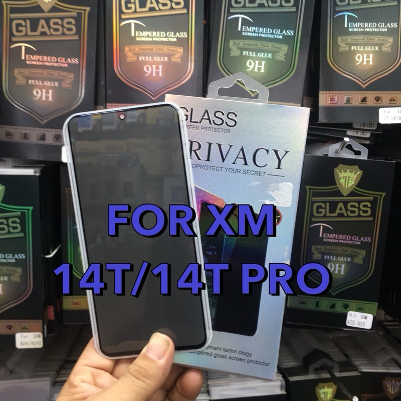 ฟิล์มกระจก(กันมอง)เต็มจอ Xiaomi Mi14T/Mi14T PRO ตรงรุ่น กันรอยกันกระแทก ...