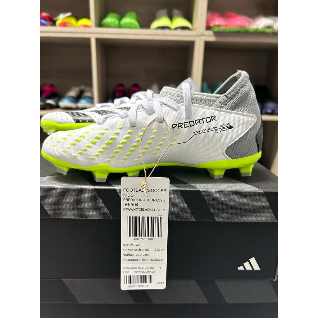 รองเท้าสตั๊ดเด็ก รุ่น adidas predator Accuracy .3 FG J รหัส IE9504 by ...