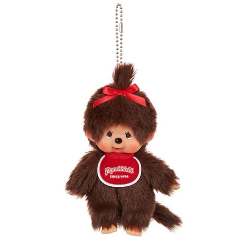🇯🇵🌸 พร้อมส่ง ของแท้ ถูกที่สุด! monchhichi พวงกุญแจ ม่อนชิชิ monchichi ...