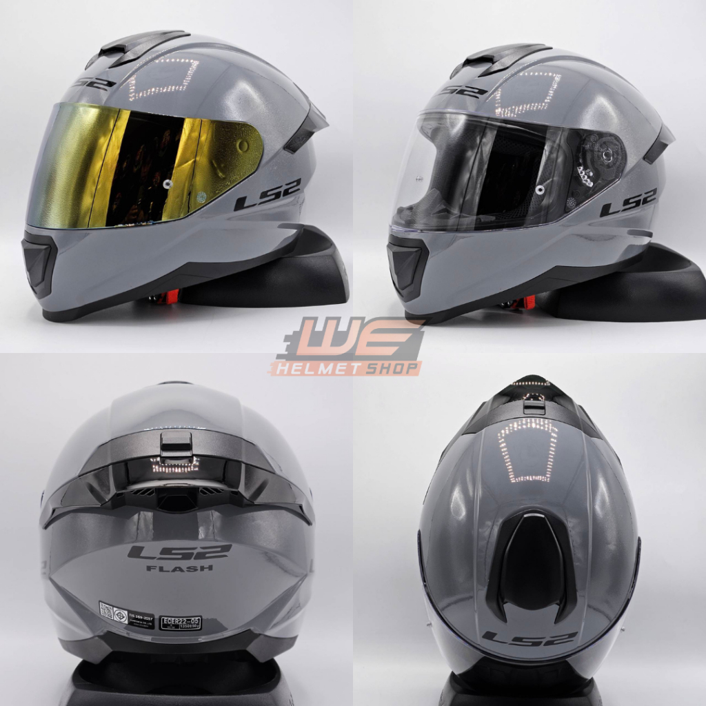 แถมฟรี ชิลด์ปรอททอง LS2 FF-802 Flash หมวกกันน็อคทรองสปอร์ต | Shopee ...