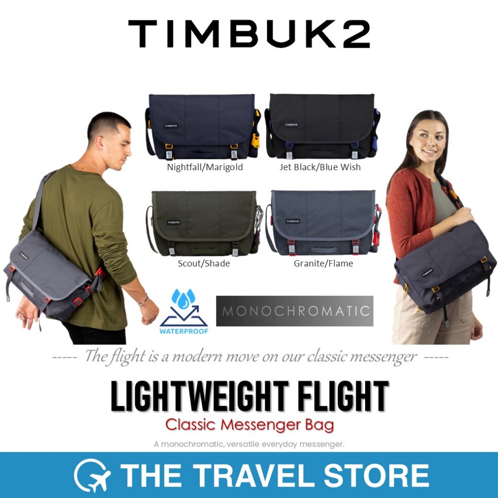 TIMBUK2 Lightweight Flight Classic Messenger Bag XS-S-M กระเป๋าสะพายข้าง รุ่นไลท์เวทไฟลท์ ...