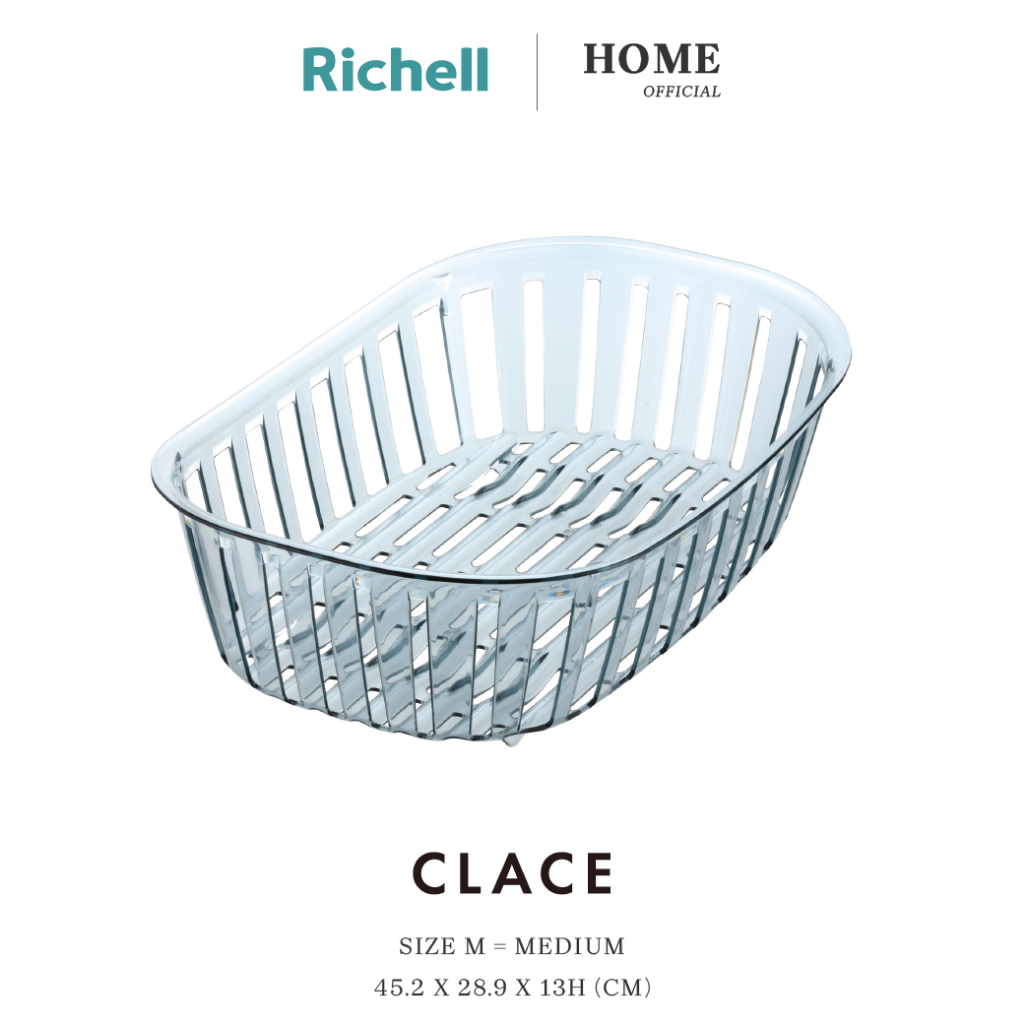 Richell Home (CLACE) Dish Drainer ที่คว่ำจานทรง Slim ที่คว่ำจานพลาสติก ...