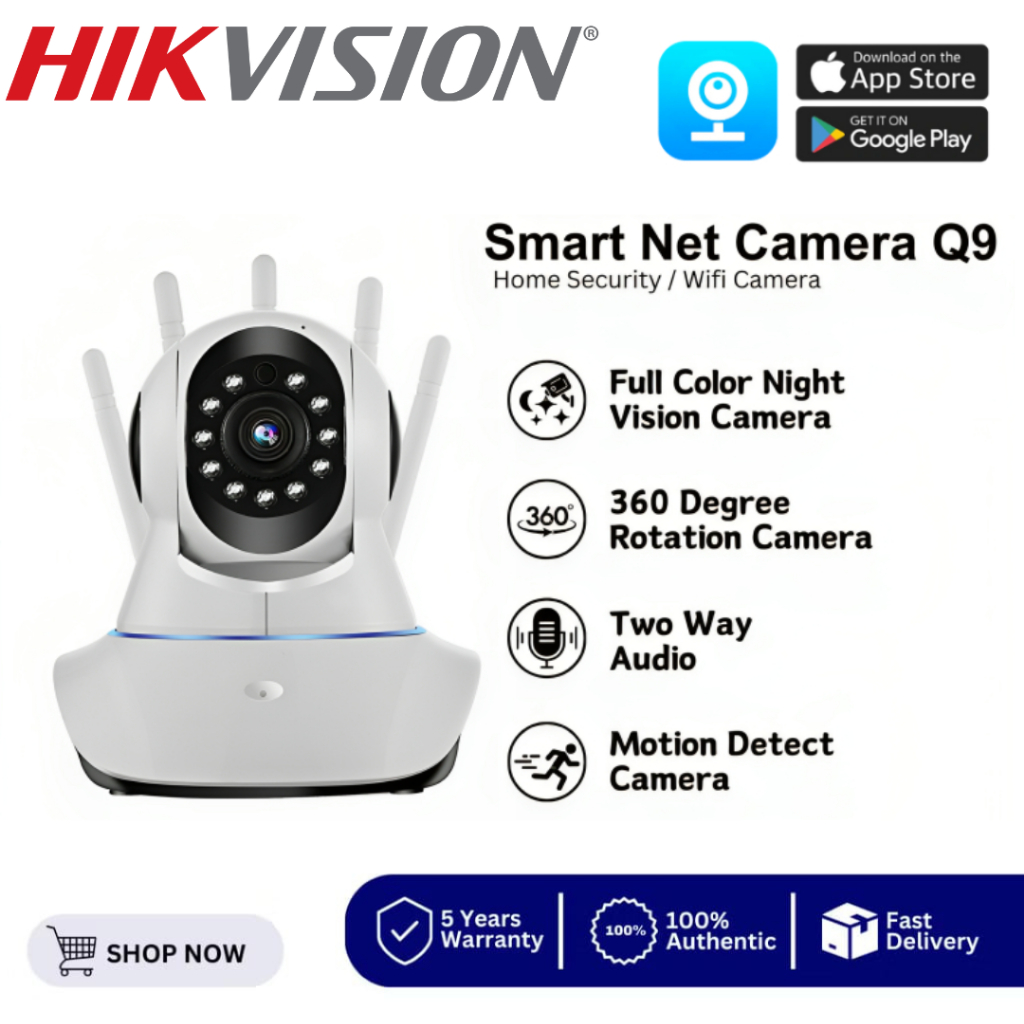 🔥HIKVISION// Smart net CCTV NEW VERSION 10MP กล้องวงจรปิด Color Full HD ...