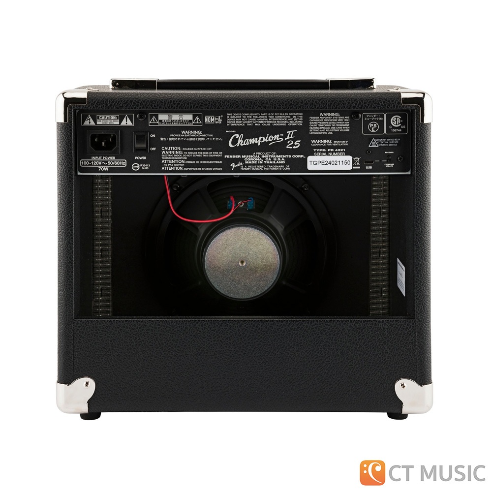 Fender Champion II 25 Guitar Amplifier แอมป์กีตาร์ ตู้กีต้าร์ แอมป์ ...
