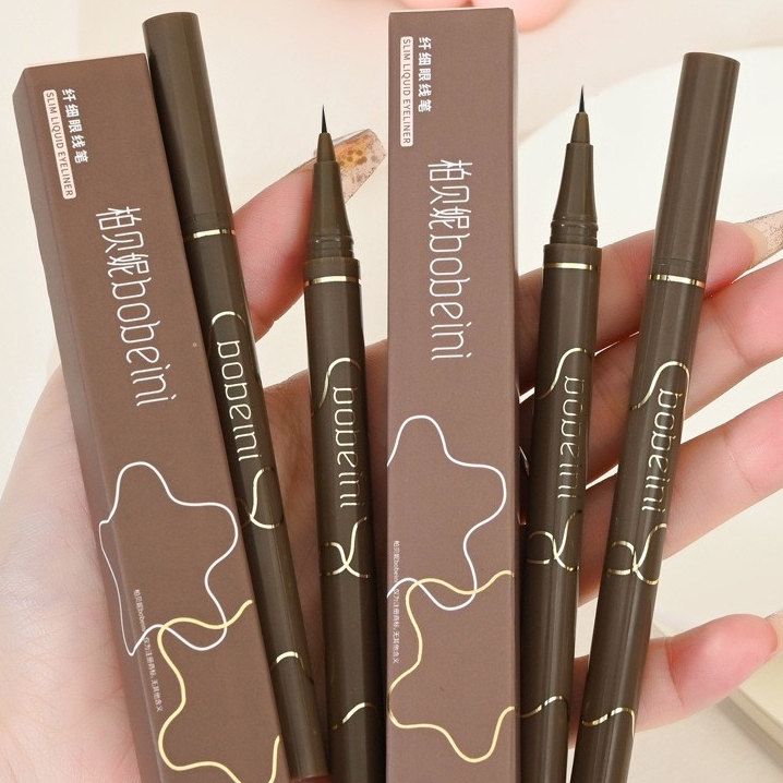 [No.8501] Bobeini Slim Liquid Eyeliner อายไลเนอร์หัวพู่กันเรียวเล็ก ติด ...