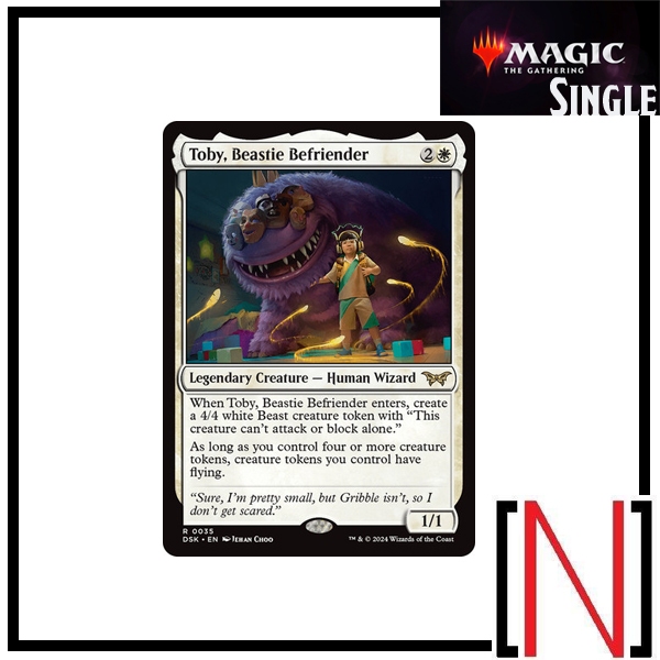 [MTG][Single][DSK] Toby, Beastie Befriender ระดับ Rare [ภาษาอังกฤษ ...