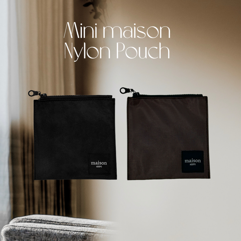 maison KEEPS | Mini Nylon Pouch กระเป๋าจิ๋ว ผ้าไนลอน | Shopee Thailand