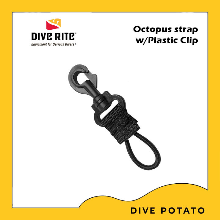 Dive Rite Octopus strap w/plastic clip | Shopee Thailand