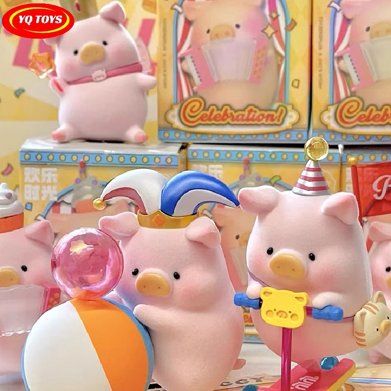 กล่องจุ่ม LALA THE PIGGY มาในรูปแบบน้องหมูเนื้อกัมหยี่มี 8 เเบบให้จุ่ม ...