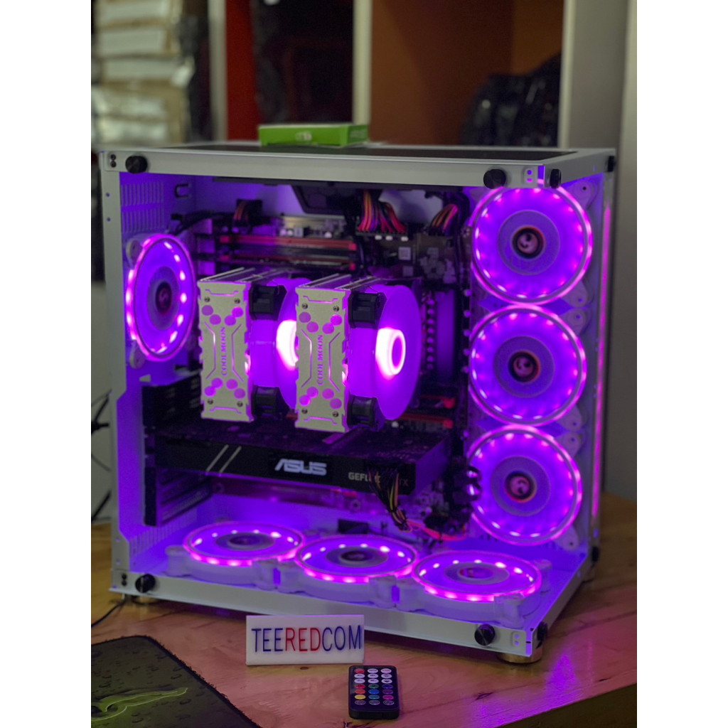 คอมประกอบ72เทรด ตัดต่อ ปล่อยบอท 2 CPU intel xeon E5 2699v3 X2 36c/72t ...